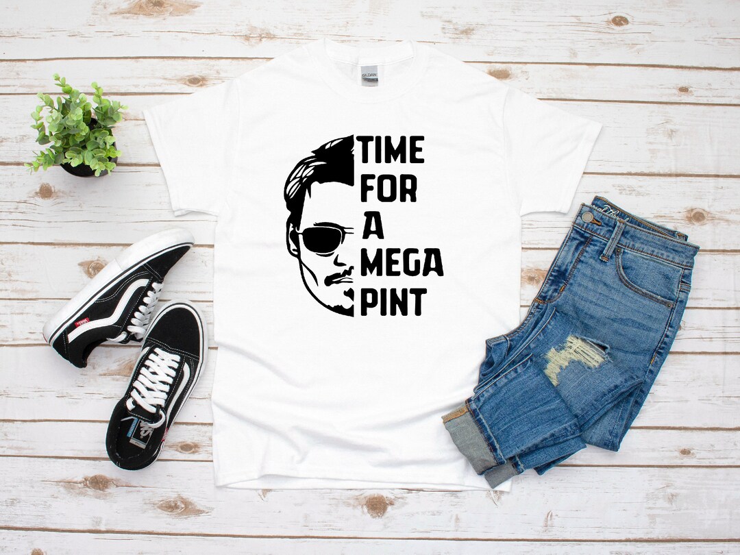 Time for a Mega Pint T-shirt - Funny Anniversary T-shirt - Unisex ...