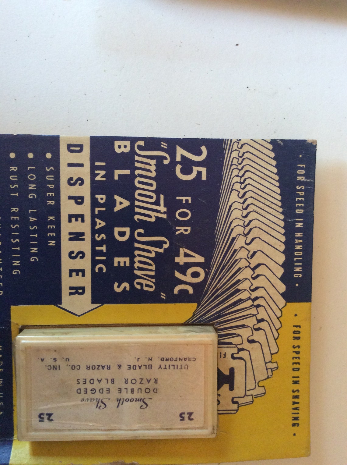 Vintage Razor Blades Package Intact - Etsy