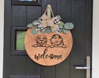 Dog Welcome Sign | Etsy