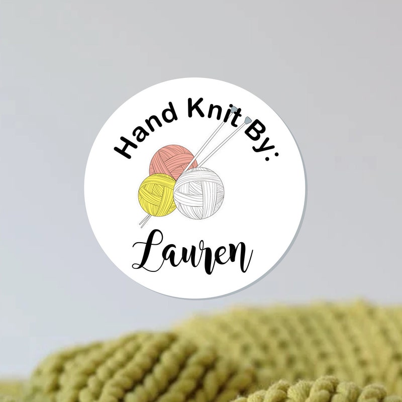 Hand Knit Tags - Etsy
