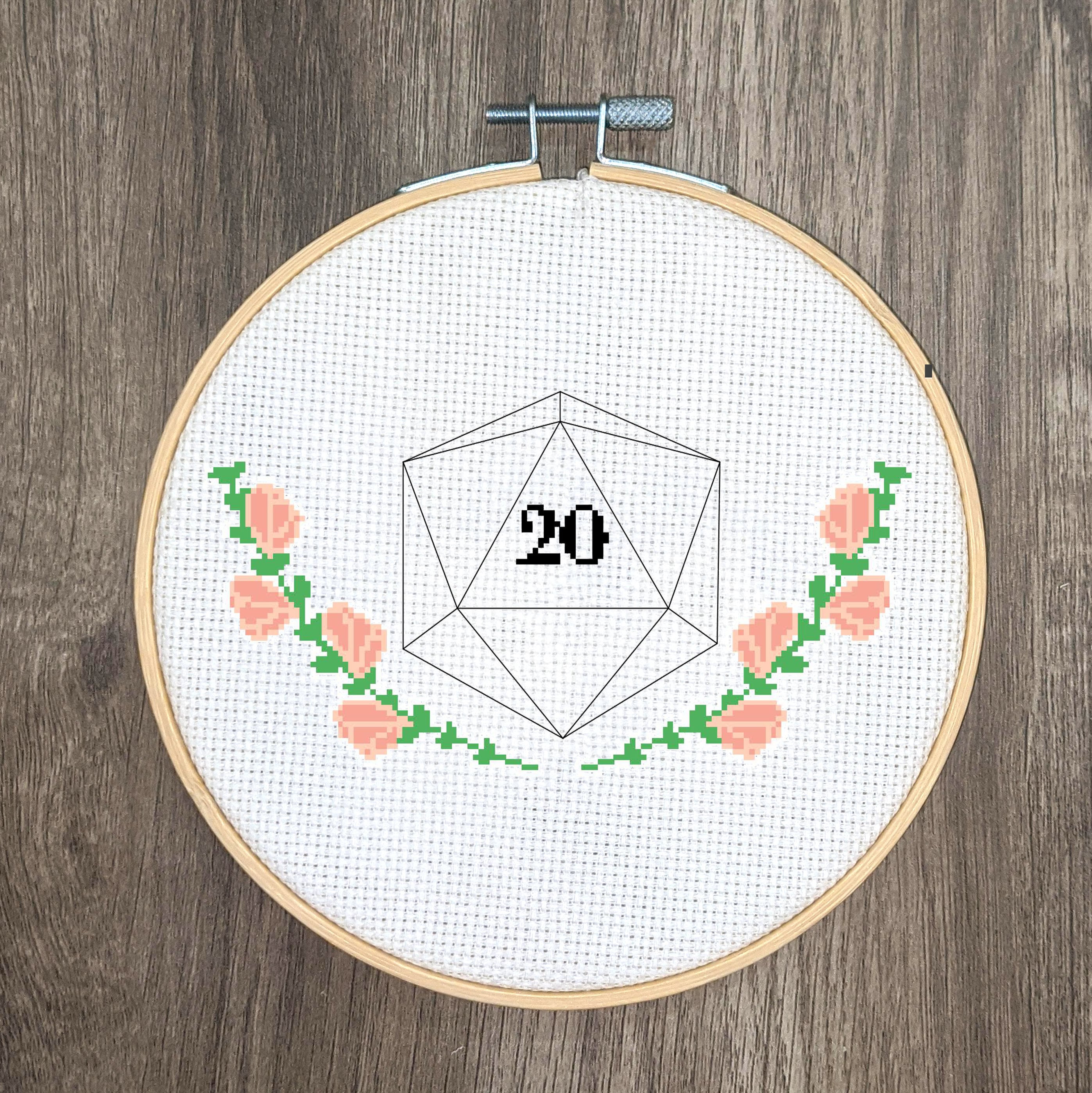 Dungeons & Dragons Craft Pathfinder Cross Stitch Pathfinder Hand ...