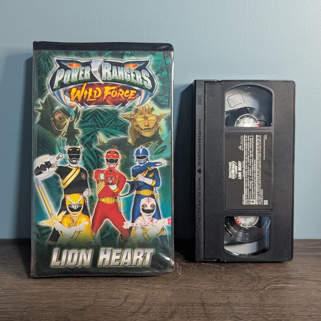 Power Rangers Wild Force: Lion Heart || Vintage VHS - Etsy