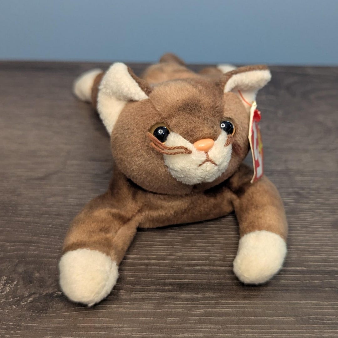 Ty Beanie Babies Pounce the Cat - Etsy