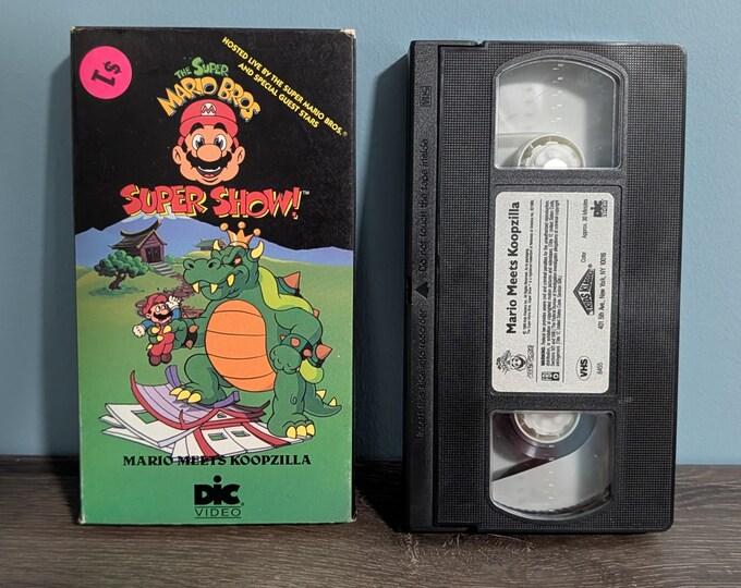 The Super Mario Bro's Super Show: Mario Meets Koopzilla || Vintage VHS ...