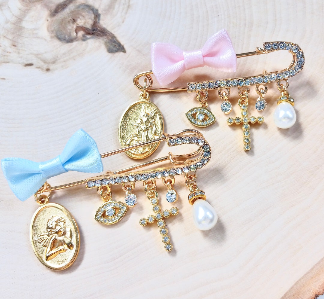Guardian Angel Crib Pin Decorative Safety Pin Traditional - Etsy