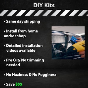 Precut Rear Front Windows Windshield Premium Nano Ceramic Window Tint ...