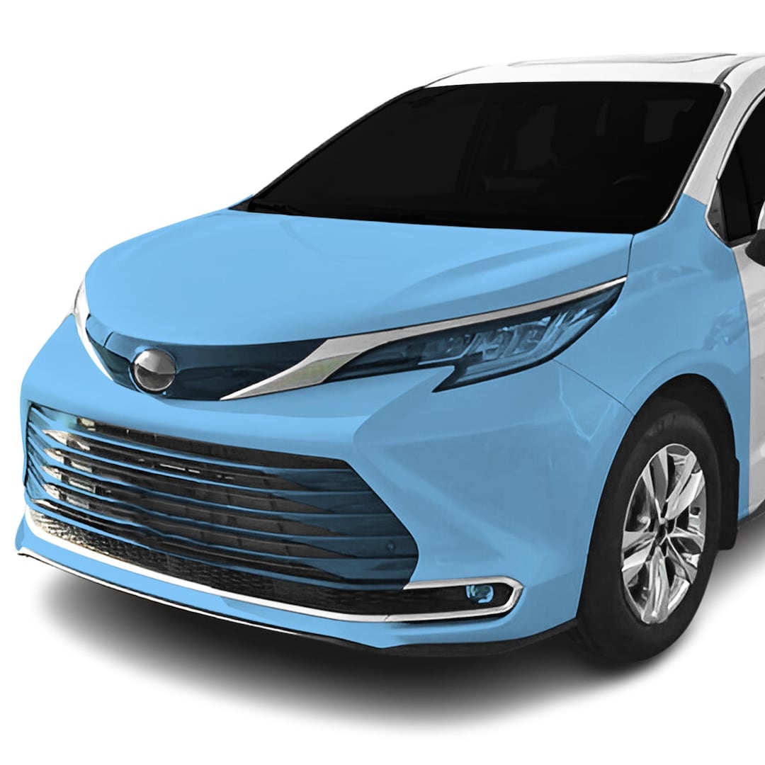 Fits Toyota Sienna 2021+ Pre Cut Hood Fenders and Front Bumper Premium ...