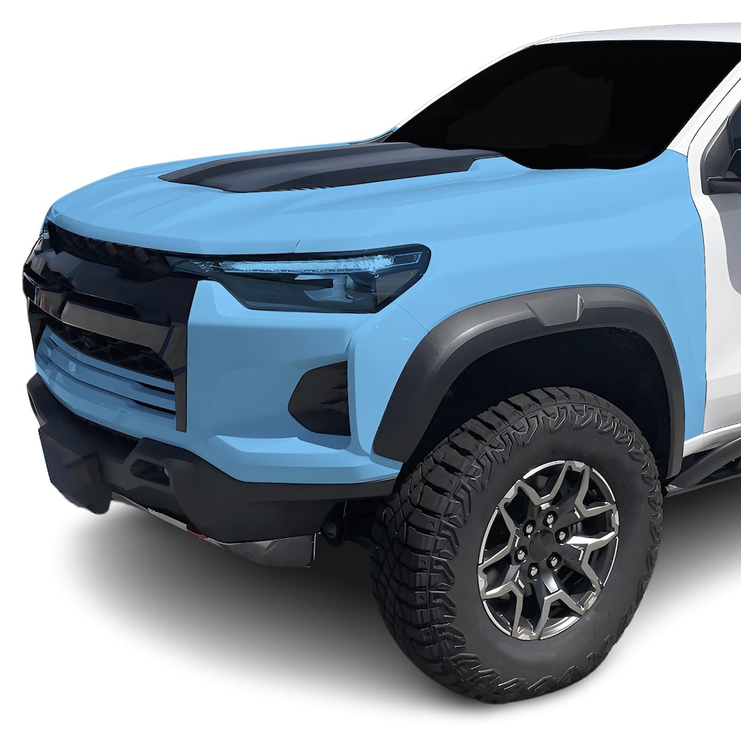 Fits Chevy Colorado 2023+ Pre Cut Hood Fenders and Front Bumper Premium ...