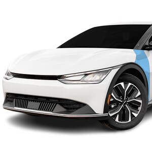 Fits Kia EV6 Wind 2022+ Pre Cut Hood Fenders and Front Bumper Premium ...