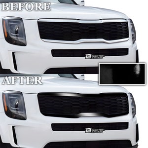 Kia Telluride Chrome Delete Kit: Grille & Window Blackout Vinyl (2020 ...
