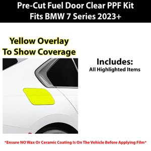 Fits BMW I7 7 Series 2023+ Pre Cut Fuel Door Premium Paint Protection ...