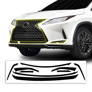Fits Lexus RX 2020 2021 2022 Side Window Rear Front Bumper Vinyl Chrome ...