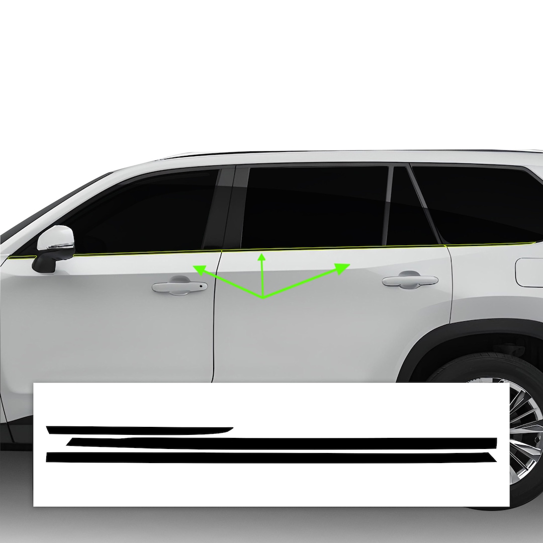 Toyota Grand Highlander 2024-2026 Chrome Delete Kit: Blackout Vinyl ...
