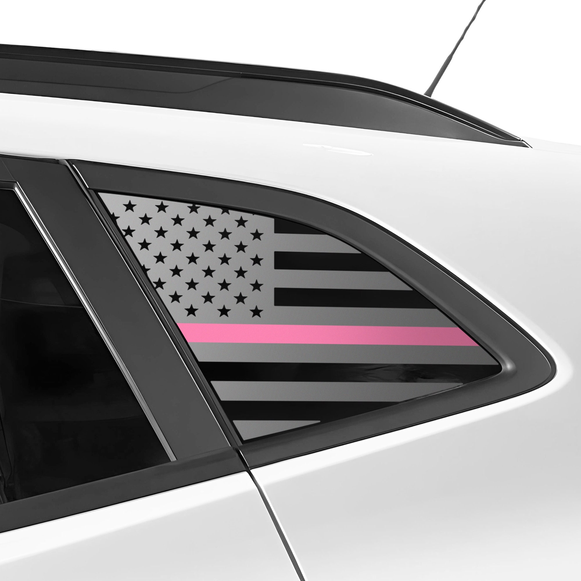 Fits Chevrolet Trax 2024-2026 Rear Quarter Window American Flag Vinyl ...