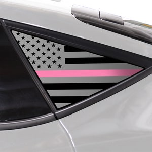 Fits Acura Integra 2023-2024 Quarter Window American Flag Vinyl Decal ...