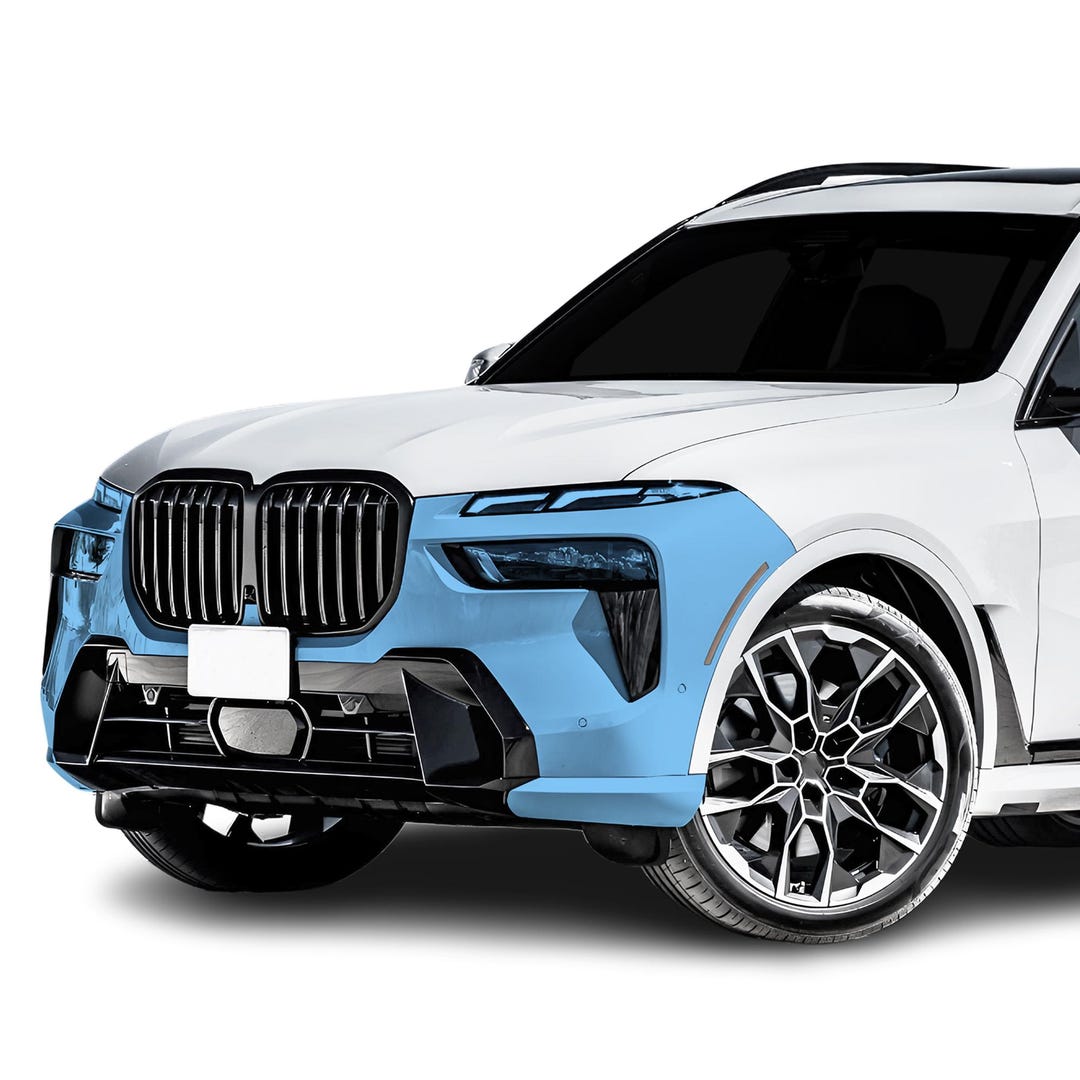 Fits BMW X7 2023+ Pre Cut Hood Fenders and Front Bumper Premium Paint ...