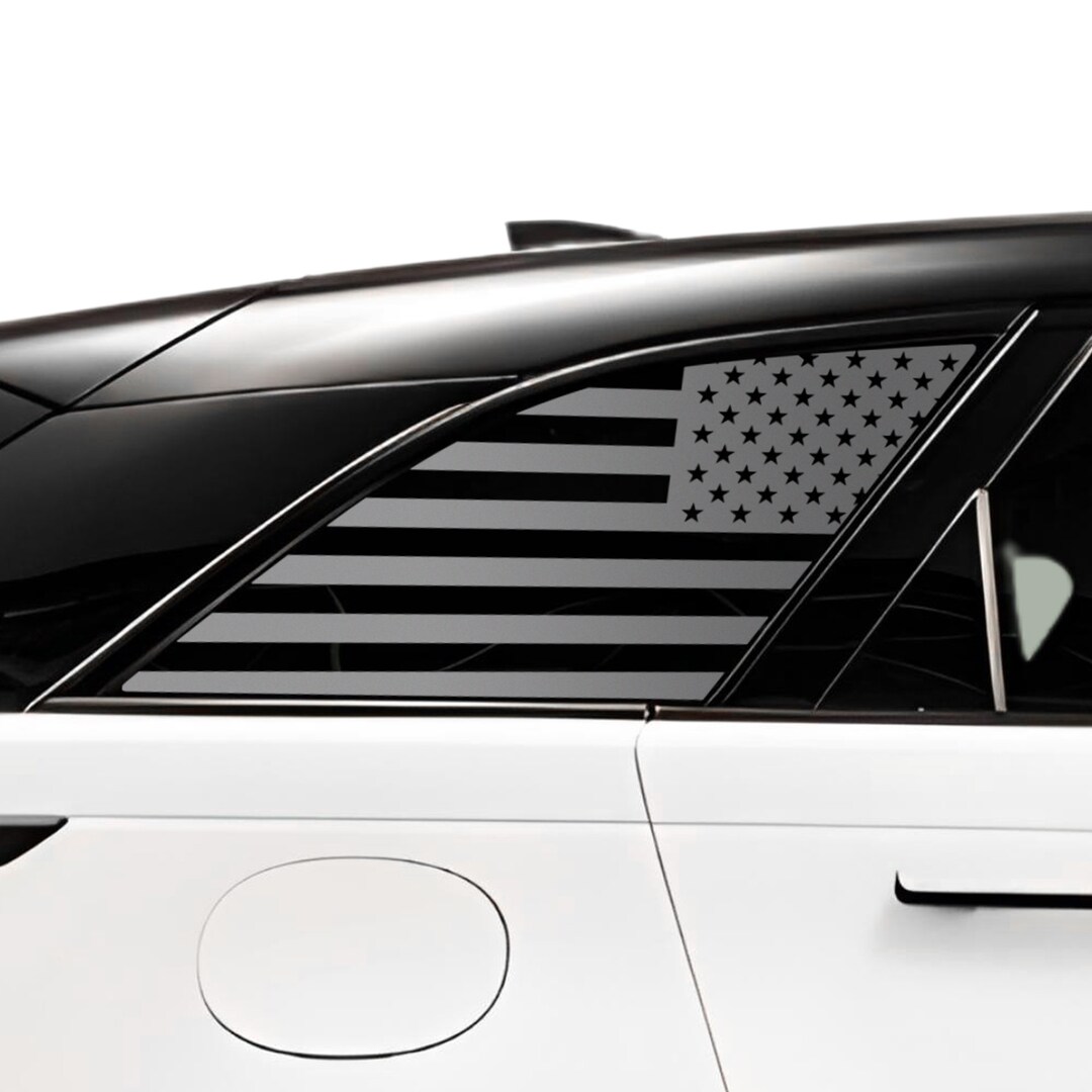 Fits Range Rover Velar 2018+ Quarter Window American Flag Vinyl Decal ...