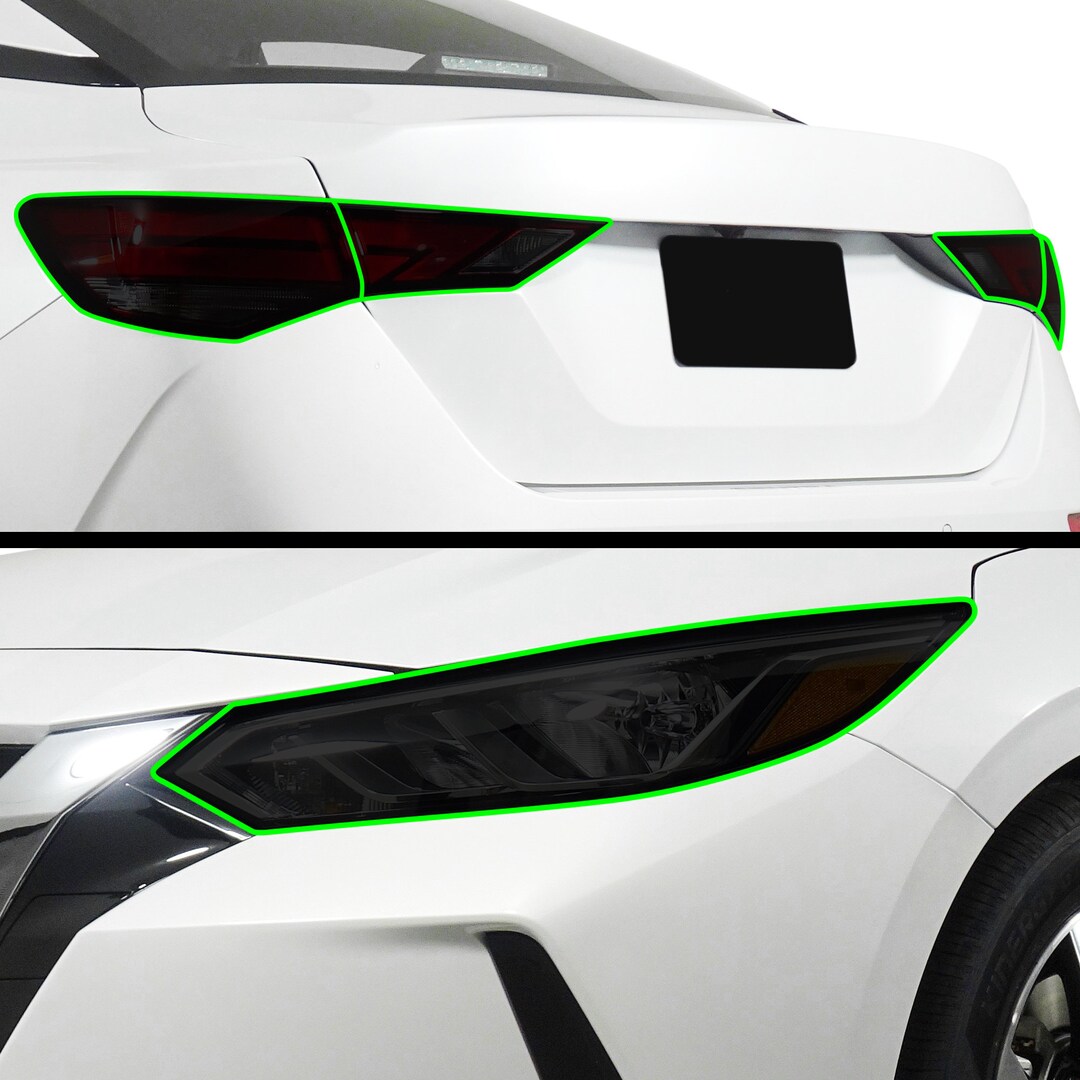 Smoked Vinyl Head & Tail Light Tint Kit – Fits Nissan Sentra (2020-2025 ...