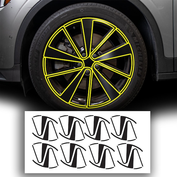 Fits Polestar 2 2020 2024 Wheel Rim Vinyl Chrome Delete Trim Blackout Decal Sticker Overlay Film 2023 2022 2021 Etsy