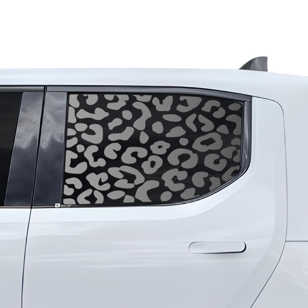 Fits Rivian R1T Side Window Animal Leopard Cheetah Vinyl Decal Stickers ...