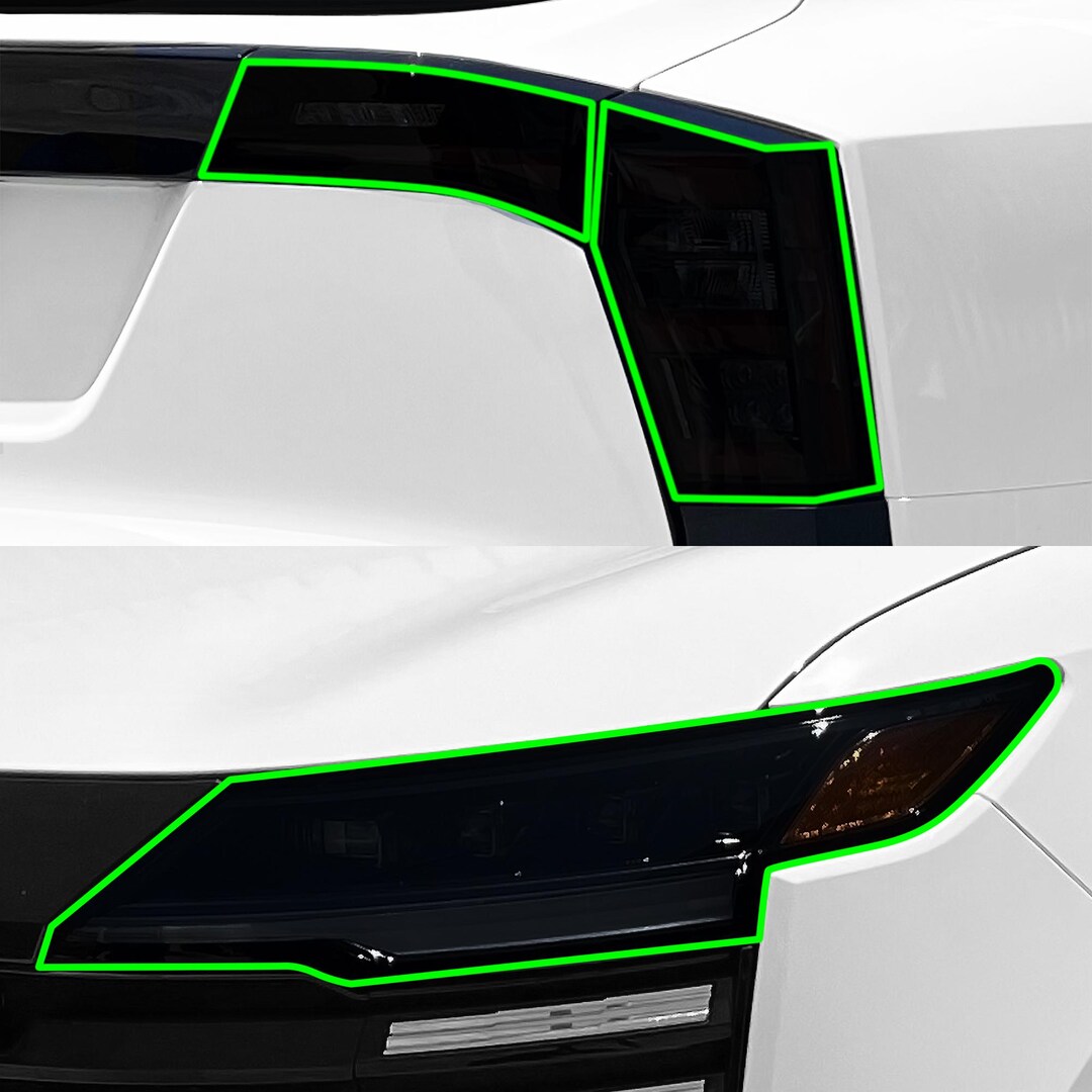 Nissan Kicks 2025-2026 - Smoked Vinyl Head & Tail Light Tint Kit ...