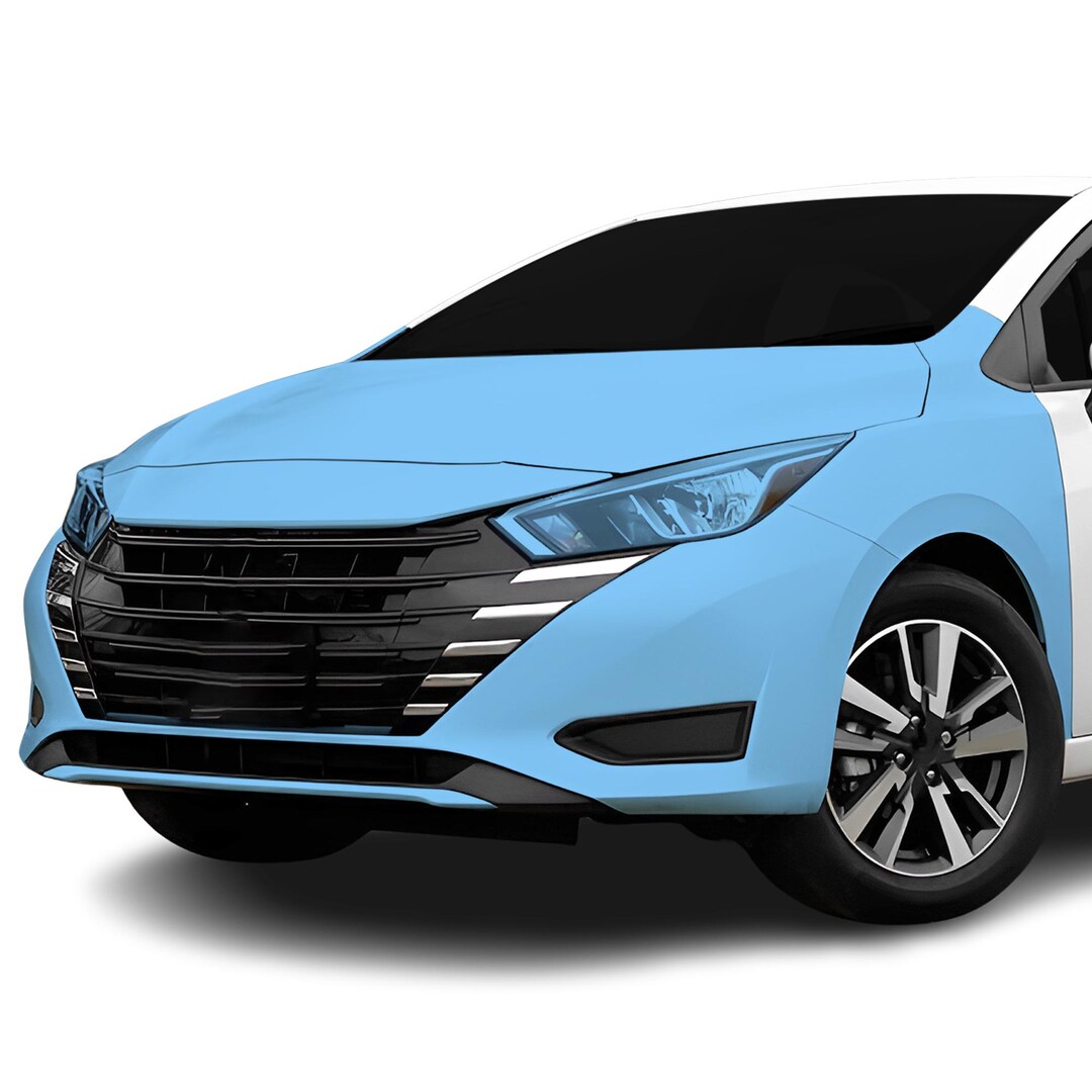 Fits Nissan Versa 2023+ Pre Cut Hood Fenders and Front Bumper Premium ...