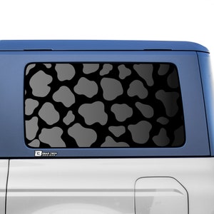 Fits 2021 2022 2023 Ford Bronco 4 Door Quarter Window Animal Leopard ...