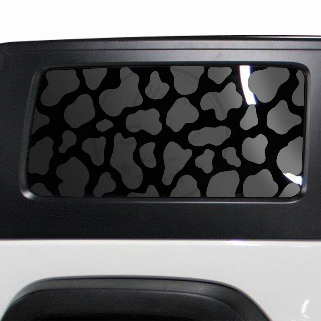 Cow Print Rear Window Decal: Jeep Wrangler JK 2-door (2011-2018) - Etsy