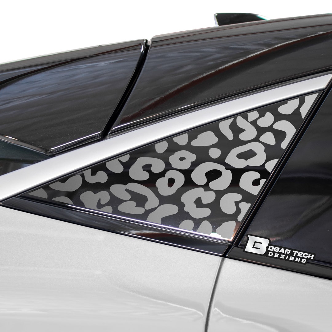 Nissan Ariya Quarter Window Decal: Leopard Cheetah Cow Print (2023-2026 ...