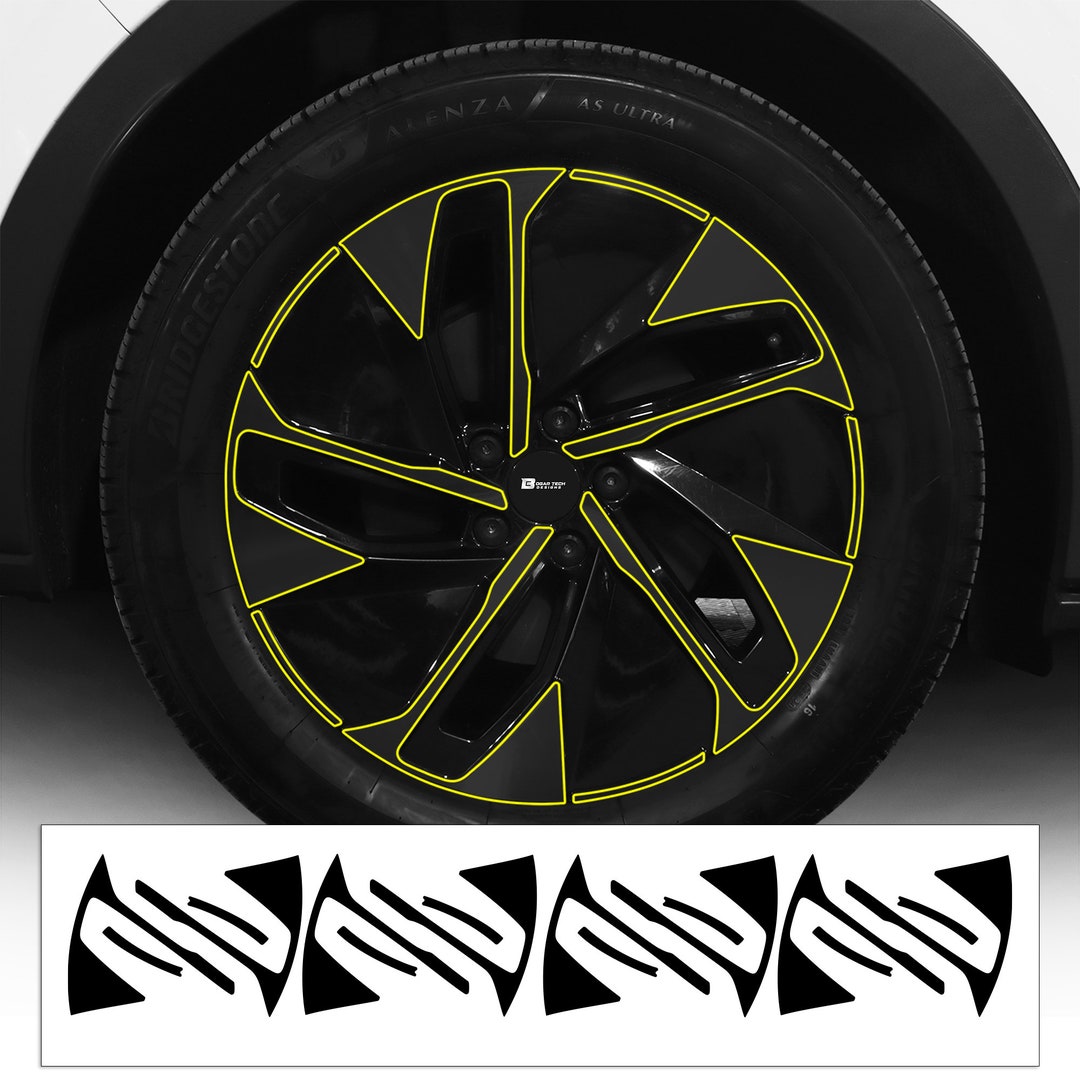 Fits Volkswagen ID.4 2021-2024 Side Badge Wheel Rim Vinyl Chrome Delete ...