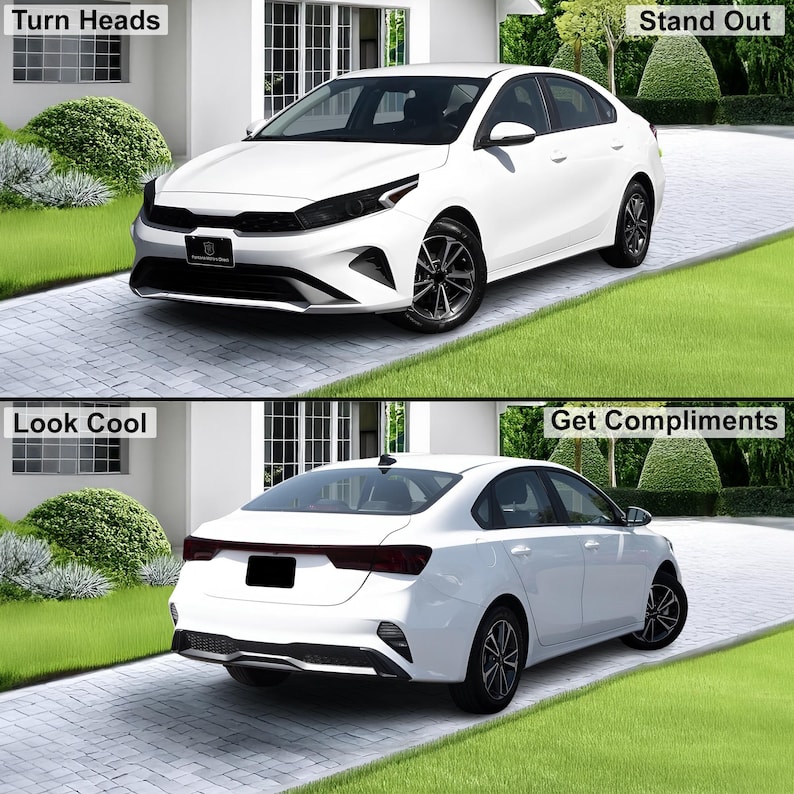 Kia Forte Smoked Head & Tail Light Tint Kit (2022-2024) - Etsy