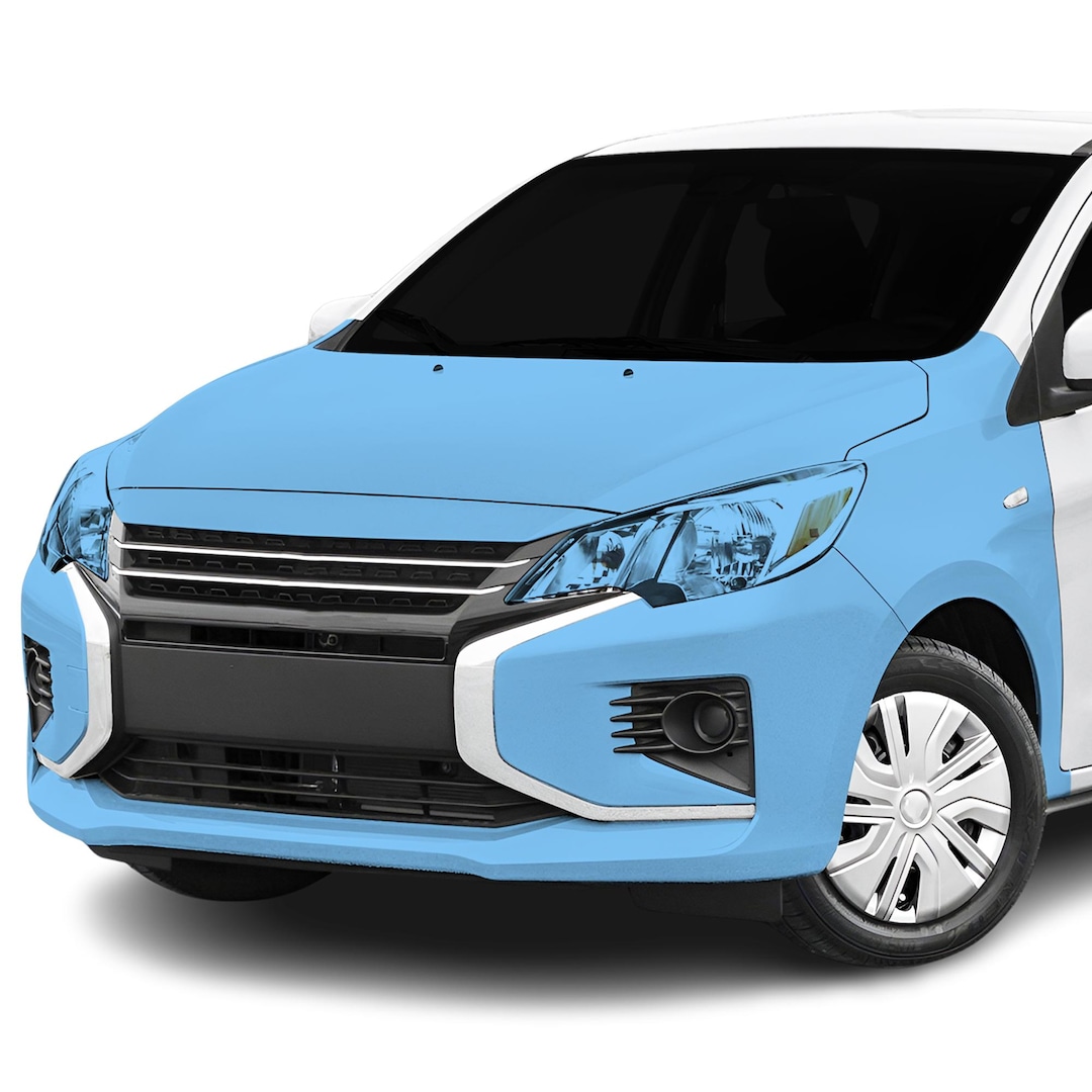 Fits Mitsubishi Mirage 2021+ Pre Cut Hood Fenders and Front Bumper ...