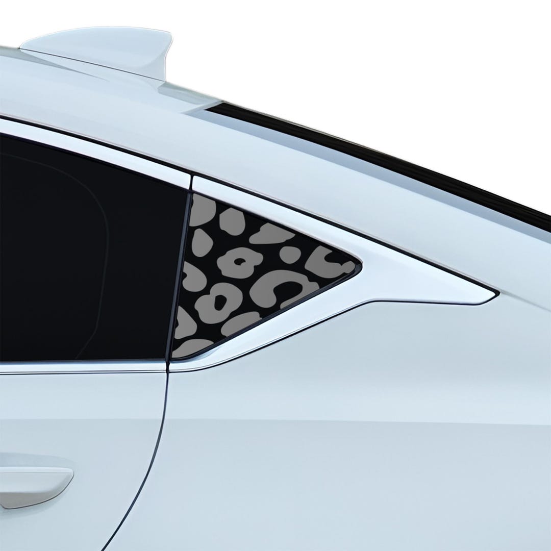 Cadillac CT5 (2020-2026) - Cow Leopard Cheetah Print Quarter Window ...
