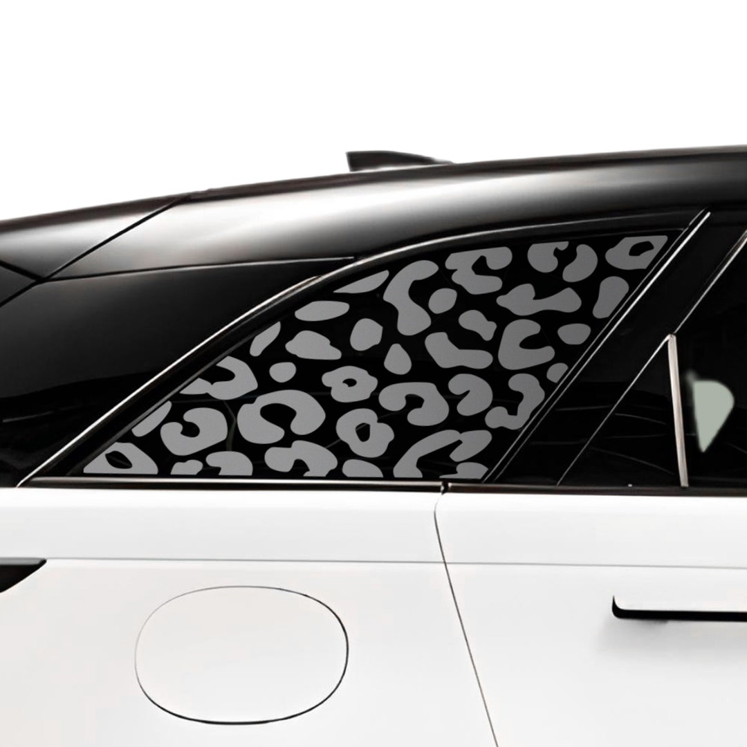 Fits Range Rover Velar 2018+ Quarter Window Animal Leopard Cheetah Cow ...