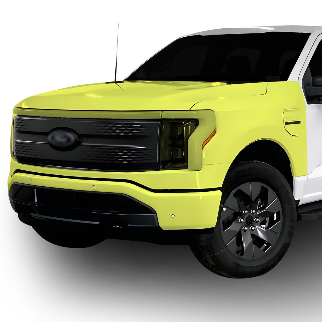 Fits Ford F150 Lightning 2022-2024 Pre Cut Hood Fenders Front Bumper ...