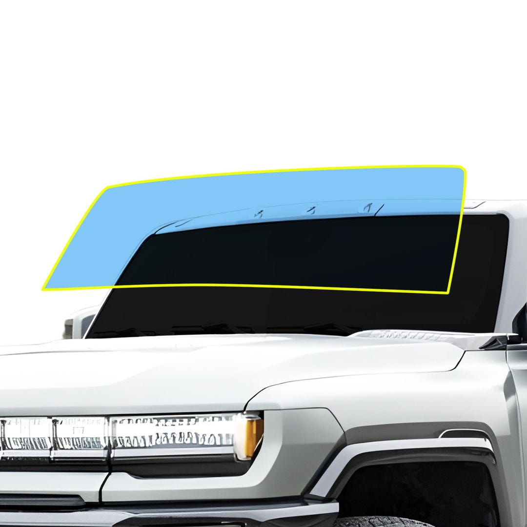 GMC Hummer EV Windshield Protection Film: Precut Clear Shield - Etsy