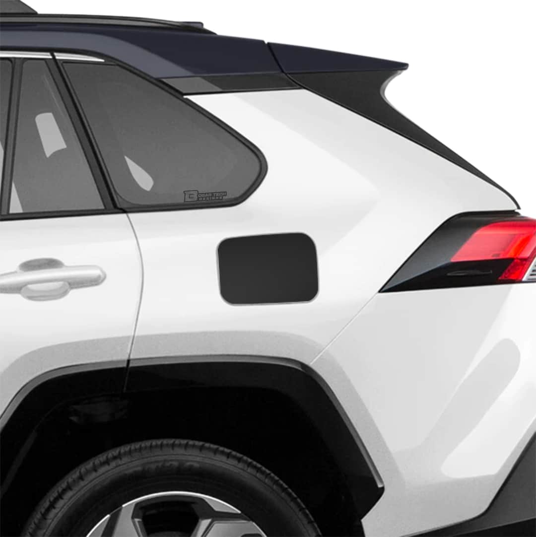 Rav4 Fuel Door Vinyl Overlay: Matte & Gloss Gas Cap Decal (2019-2025 ...