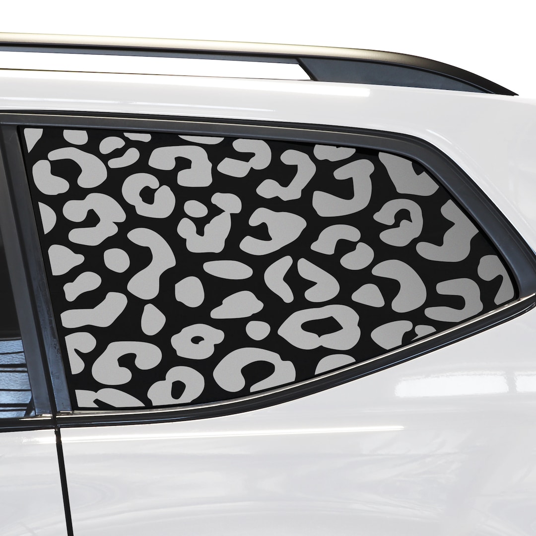 Fits Volkswagen Atlas 2018-2023 Quarter Window Animal Leopard Cheetah ...