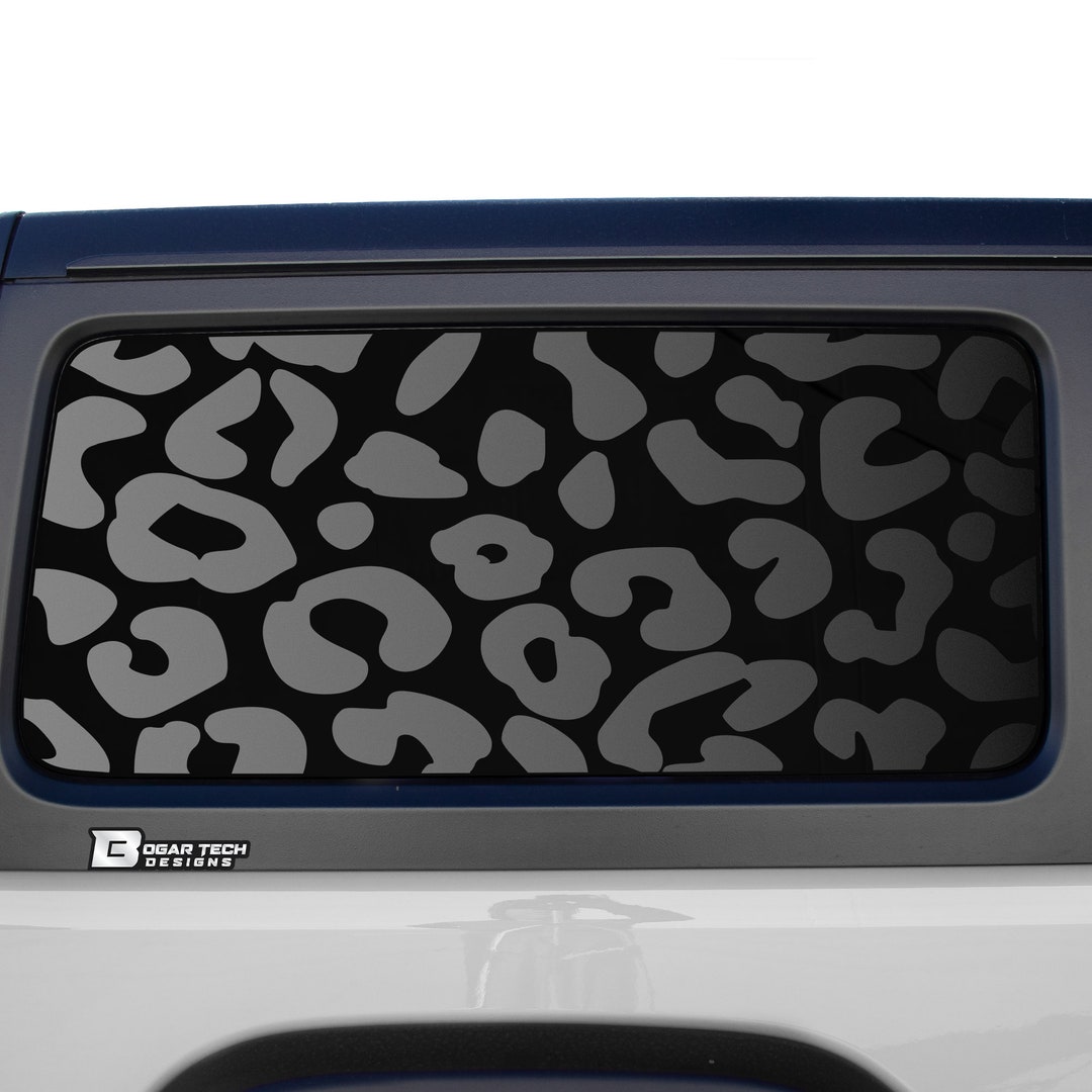 Leopard Print Vinyl Decal: Jeep Wrangler JL 2-door Quarter Window - Etsy