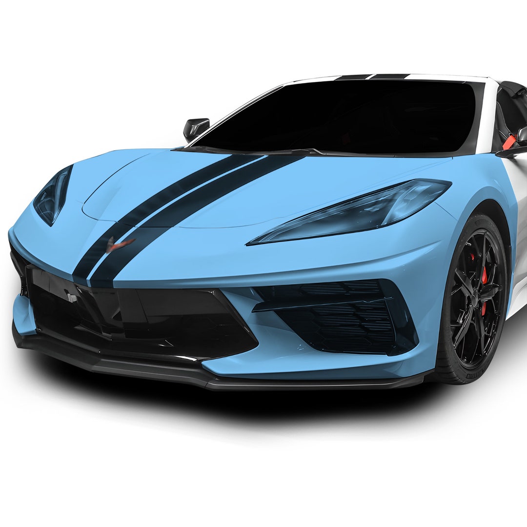 Fits Chevrolet Corvette C8 2020-2024 Pre Cut Front End Premium Paint ...