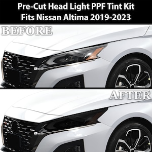 Fits Nissan Altima 2019 - 2023 Head Tail Light Precut Smoked Vinyl Tint ...