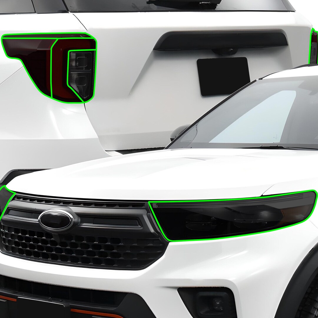 Ford Explorer Smoked Vinyl Head & Tail Light Tint Kit (2020-2023) - Etsy