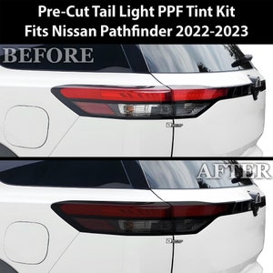 Fits Nissan Pathfinder 2022 2023 Head Tail Light Precut Smoked Vinyl ...