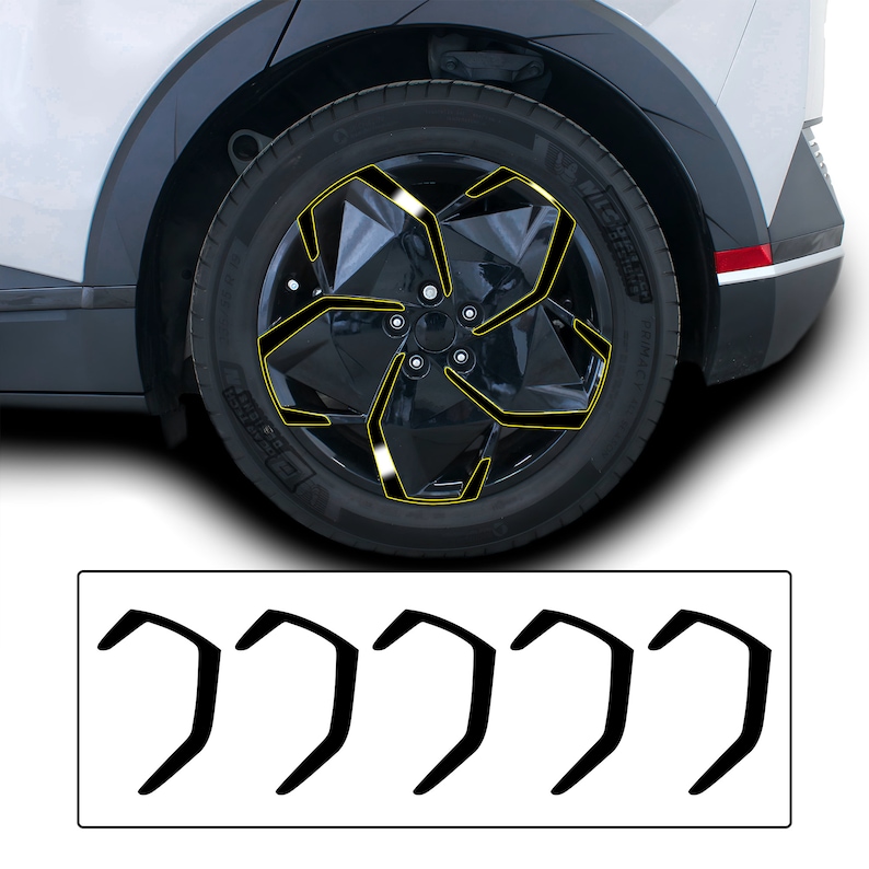 Hyundai Ioniq 5 Wheel Rim Blackout Vinyl Trim Decal (2022-2026) - Etsy