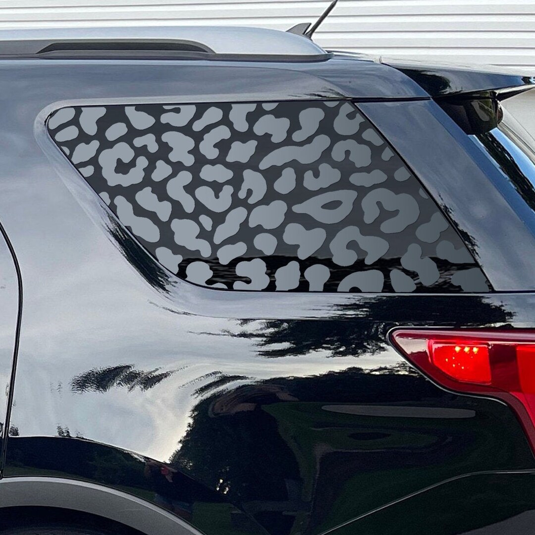 Ford Explorer Leopard Print Rear Window Decal (2011-2019) - Etsy