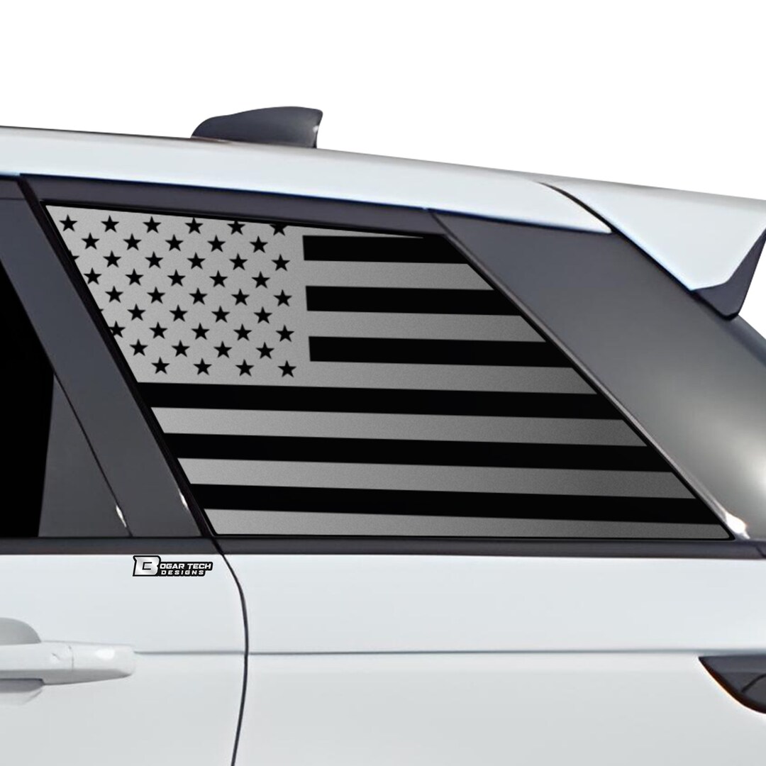 Fits Range Rover Sport 2018 - 2022 Quarter Window American Flag Vinyl ...