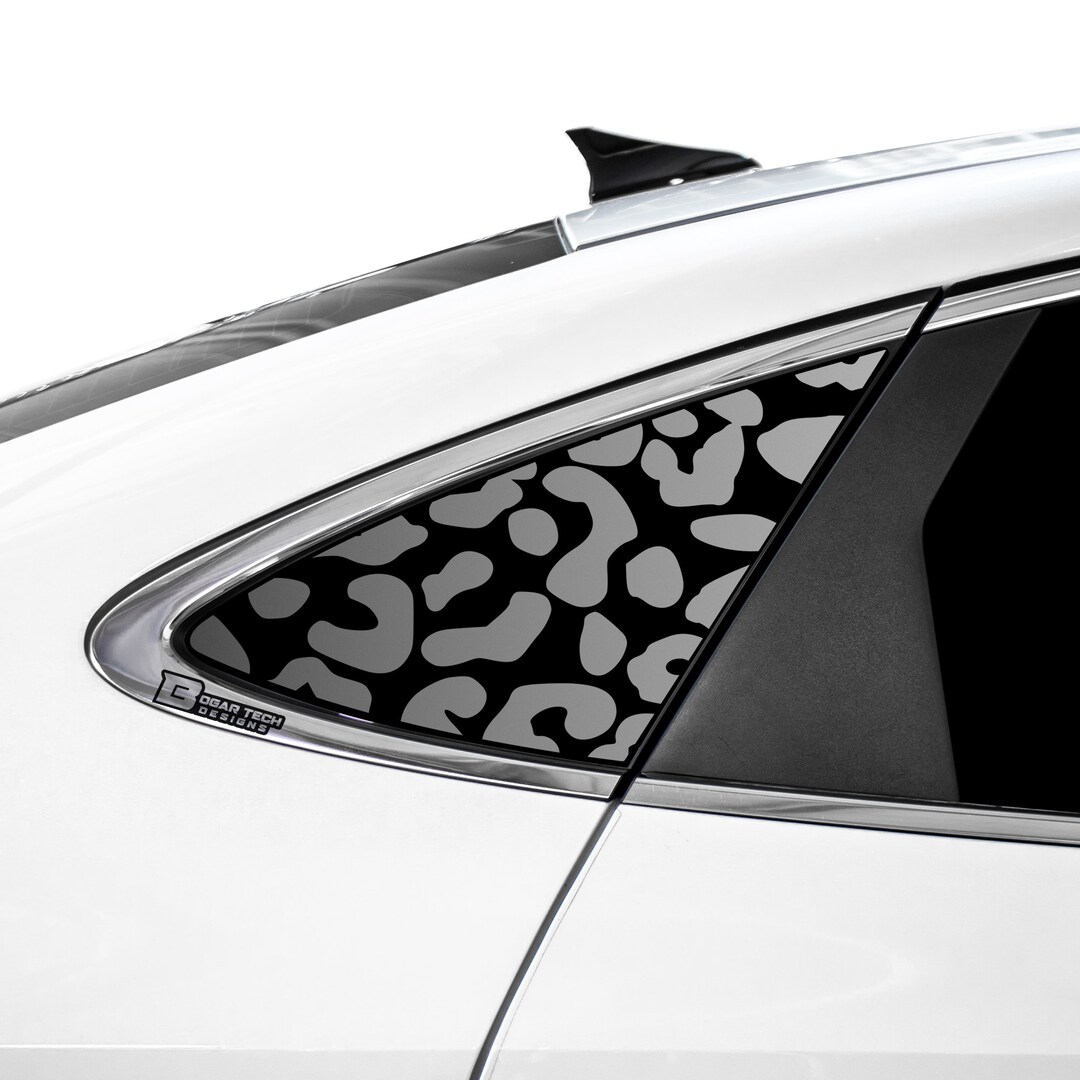 Leopard Print Vinyl Decal: Hyundai Sonata Quarter Window Stickers ...