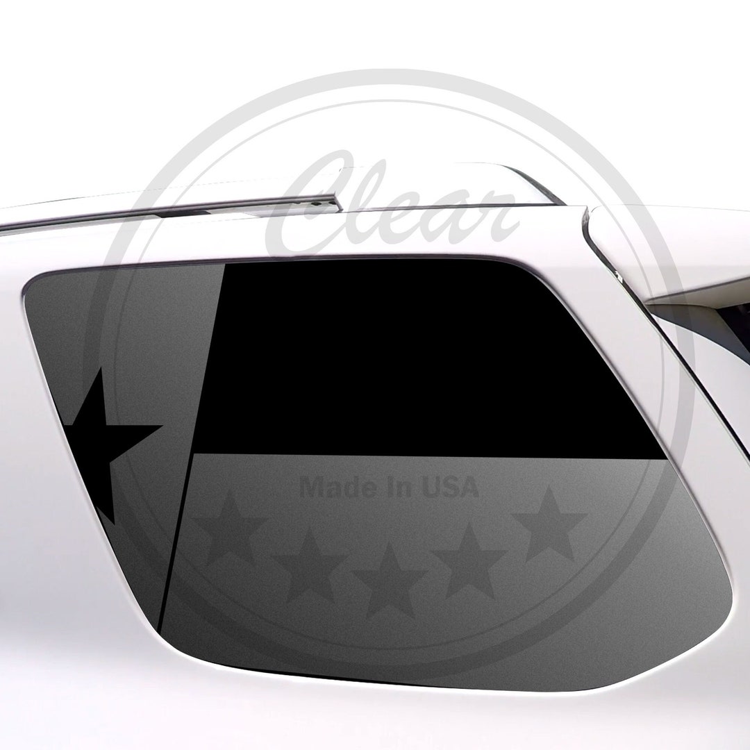 Fits 2010-2022 Toyota 4runner Texas Flag 3rd Rear Window Decal Stickers ...
