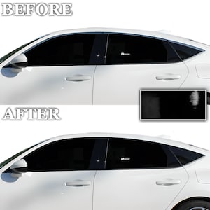 Fits Acura Integra 2023-2024 Side Rear Vinyl Chrome Delete Trim ...