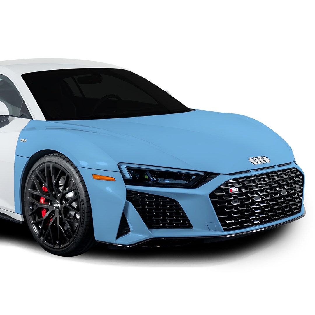 Fits Audi R8 2020-2023 Pre Cut Hood Fenders and Front Bumper Premium ...